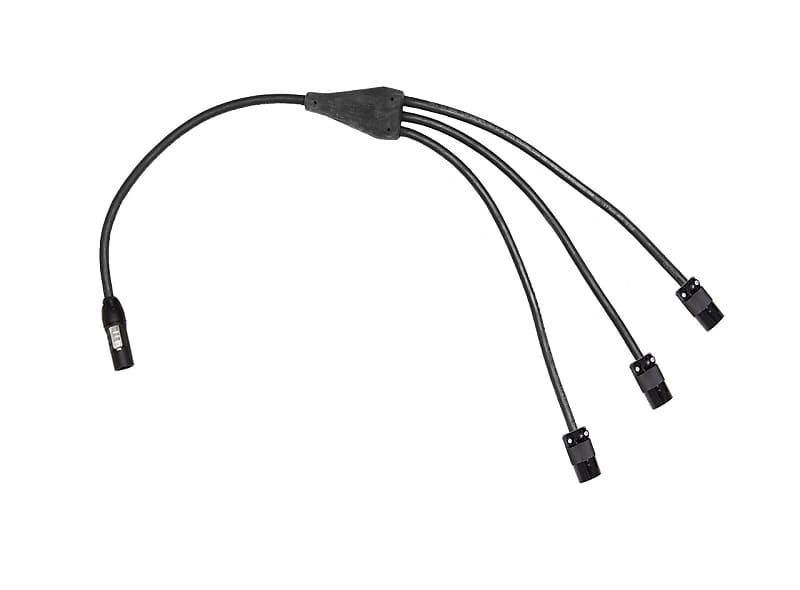 Elite Core Power Y Cable 1 True1 Male to Fanout 3 Edison | Reverb