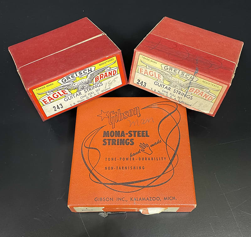Vintage Gibson & Gretsch Guitar String Boxes | Reverb