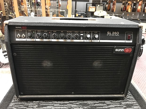 Sunn SL260 1980's Black | Reverb