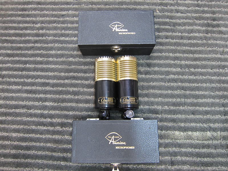 Pr American DR332 Ribbon Microphones, Vintage 1950s, USA | Reverb