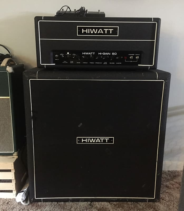 Hiwatt Hi Gain 50 w/ 4x12 cab | Reverb