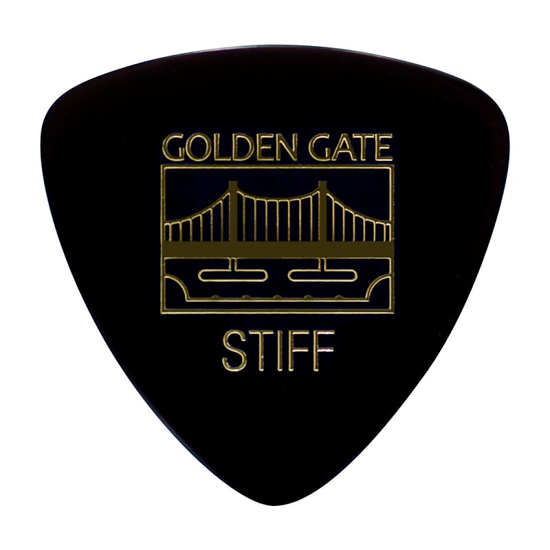 Golden Gate MP-303 Deluxe Flat Pick - Large Triangle - Stiff | Reverb