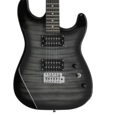 Glarry GST Stylish H-H Pickup Tiger Stripe Electric Guitar | Reverb