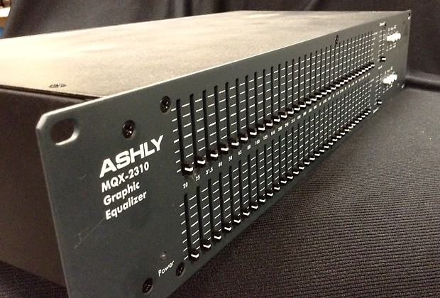 Ashly MQX-2310 Graphic Equalizer EQ | Reverb