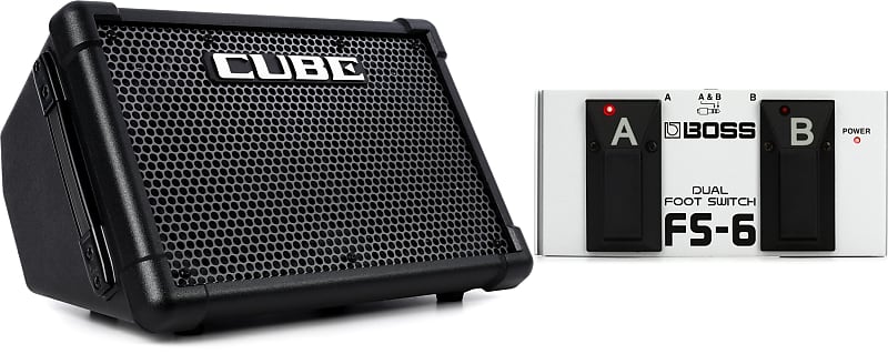 Roland CUBE Street EX 2x8" 50-watt Battery Powered Combo Amp | Reverb