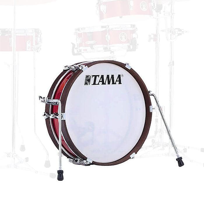 Tama Club-JAM Pancake Bass Drum 18x4 Burnt Red Mist | Reverb