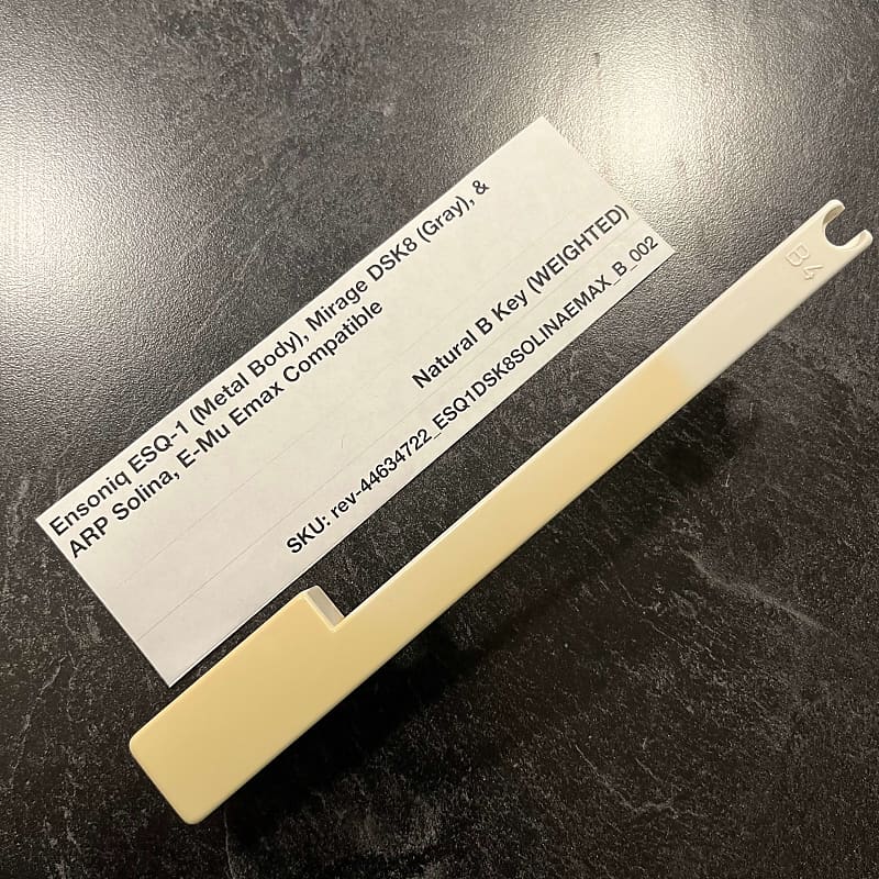 Ensoniq Replacement Weighted B Key (Ensoniq Keybeds) for | Reverb