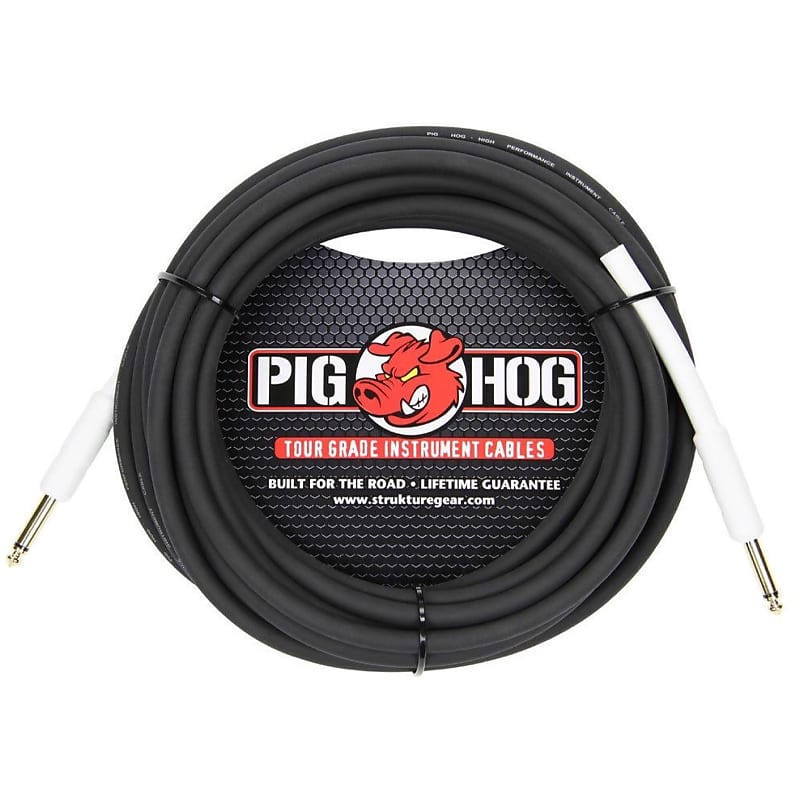 Pig Hog Tour Grade 25 Foot Instrument Cable | Reverb