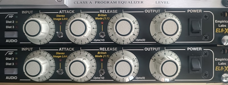 Empirical Labs EL8 X Distressor Stereo Pair 2000 - Negro | Reverb