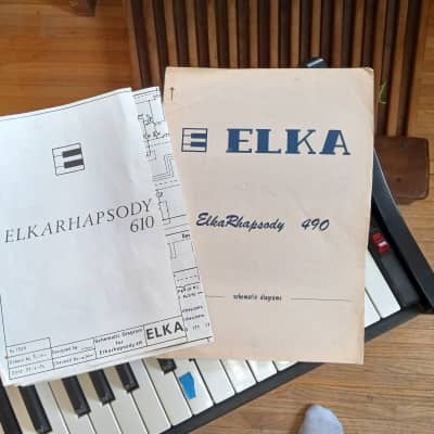 Elka Rhapsody 610 1974-1980 - Black | Reverb
