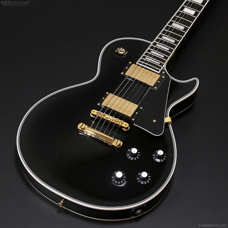 Edwards E-LP-CTM Black, LP Custom Style, MIJ Edwards Legacy | Reverb