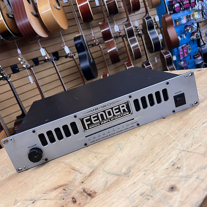 Fender MB-1200 Mono-Block Bass Power Amplifier | Reverb