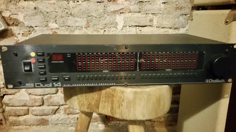 DigiTech Vintage DIGITECH MEQ DUAL 14 MIDI Programable EQ | Reverb