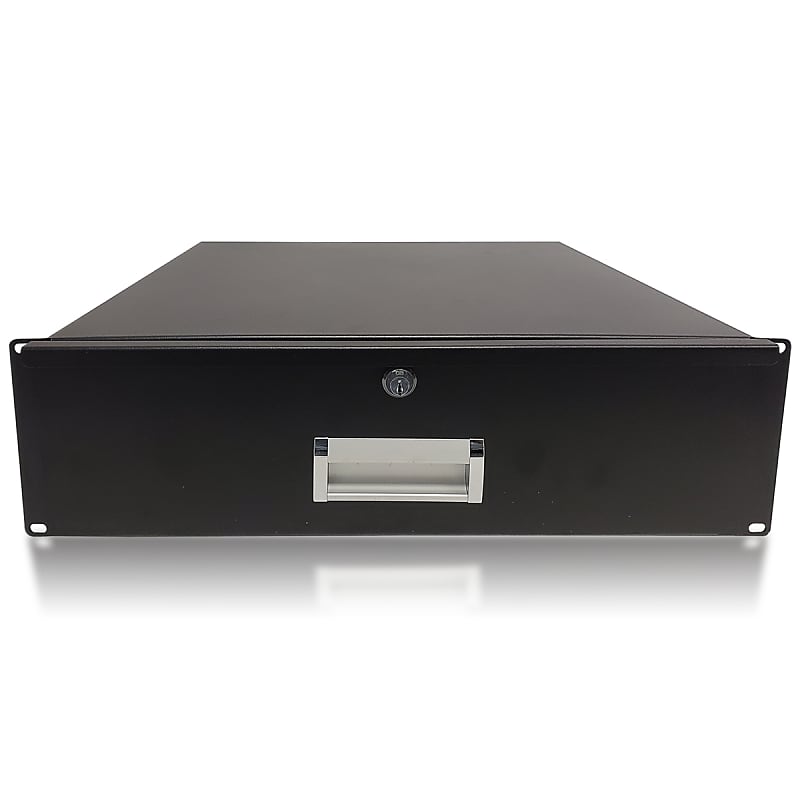 3U Locking Rack Drawer by AxcessAbles | 15" Deep Secured | Reverb