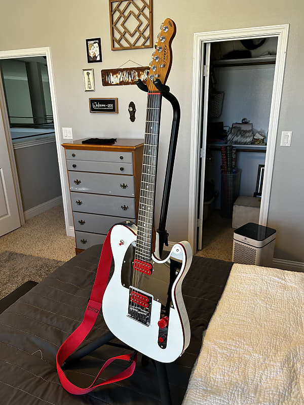Firefly FFTL (Ghost Tele) 2024 - White with Red Binding and | Reverb
