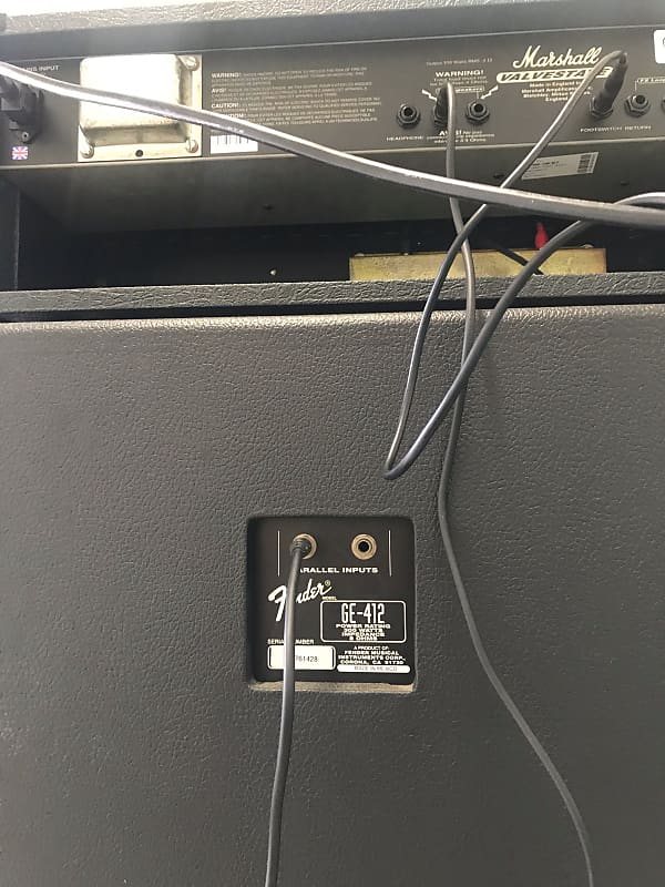 Fender GE-412 1990’s Black CA | Reverb