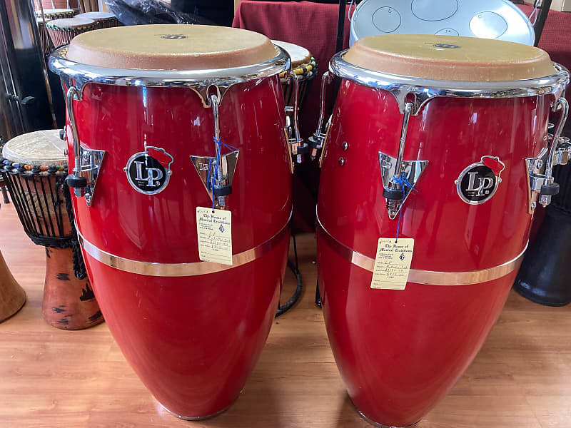 LP Patato Signature Fiberglass Congas - Set of 2 (used) | Reverb