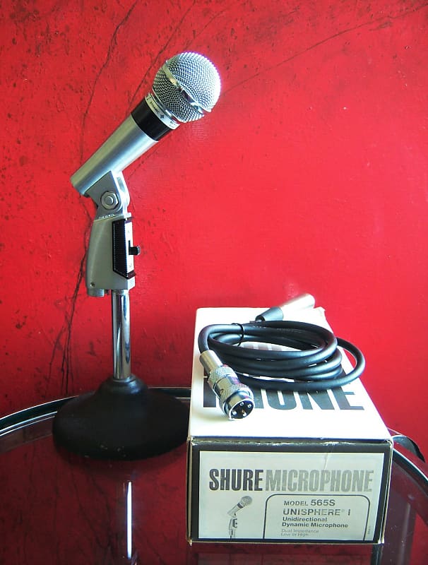 Vintage 1970's Shure 565S dynamic cardioid microphone Low Z | Reverb