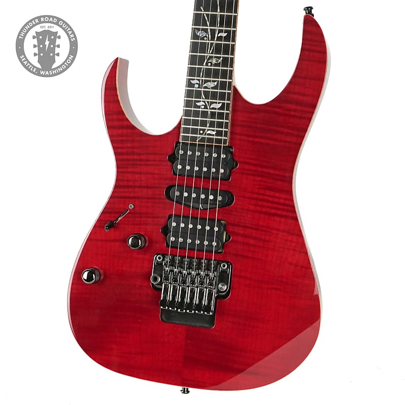 2015 Ibanez RG8570ZL J Custom Left Handed Red Spinel | Reverb