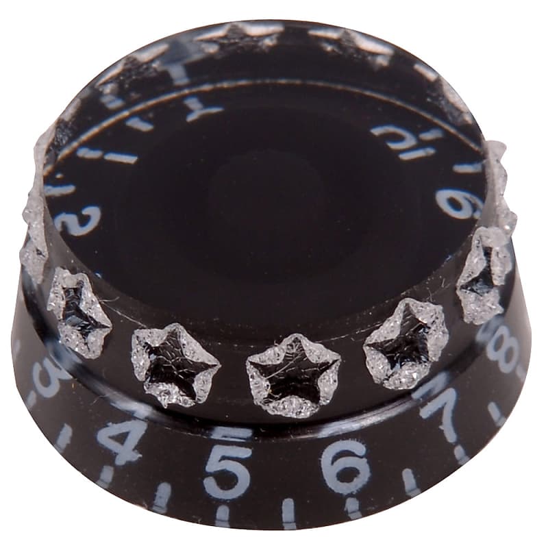 Guitar Tech Control Knobs ~ Black/Stars | Reverb