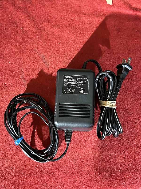 Yamaha PA-5C 12v AC power adapter 2000s - Black | Reverb