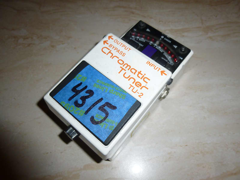 Boss TU-2 Chromatic Tuner (Dark Gray Label) 1998 - 2009 - | Reverb