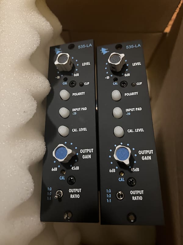 API 535-LA 500 Series Line Amplifier Module Pair | Reverb