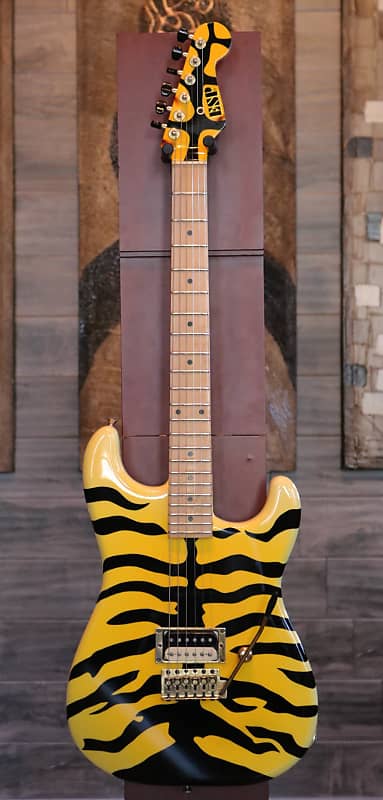 80s ESP M1 George Lynch Signature Yellow Tiger | Reverb Canada