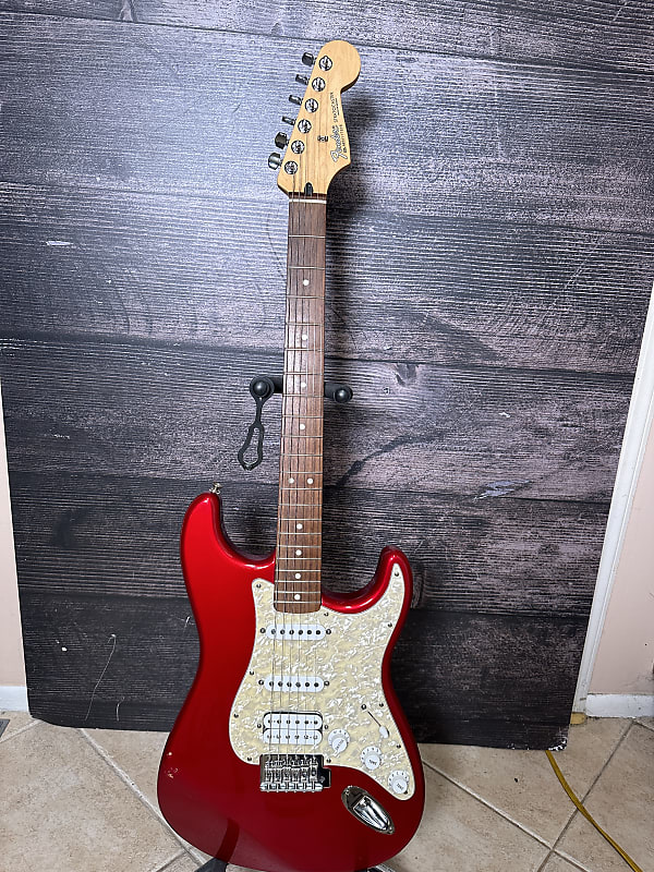 Fender Mexican Standard Strat 2005 - Cherry Cola Red | Reverb
