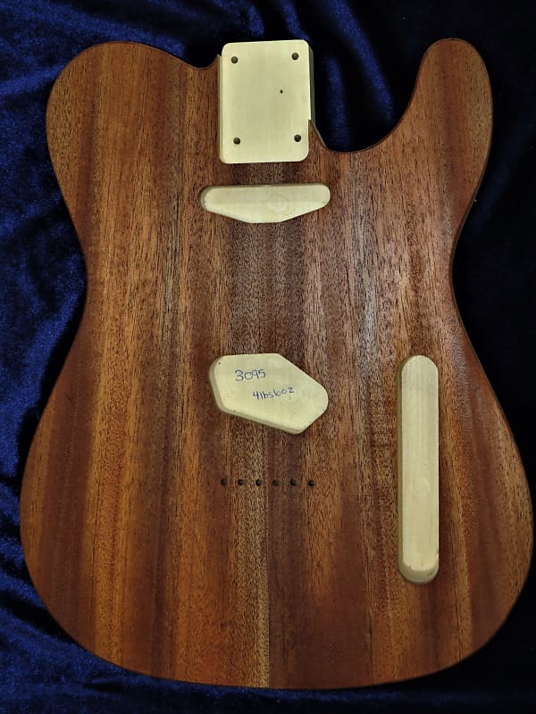 Mahogany Top \ Basswood Telecaster Tele Body 4lbs6oz | Reverb Canada