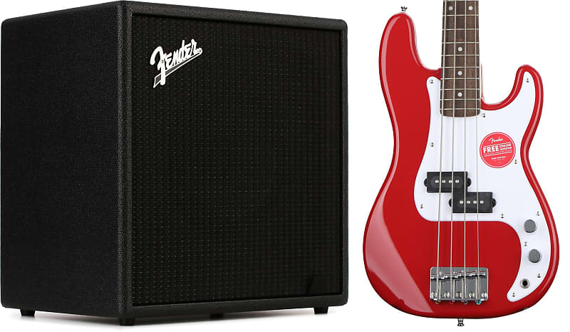 Fender Rumble LT 25 1x8" 25-watt Bass Combo Amp Bundle with | Reverb