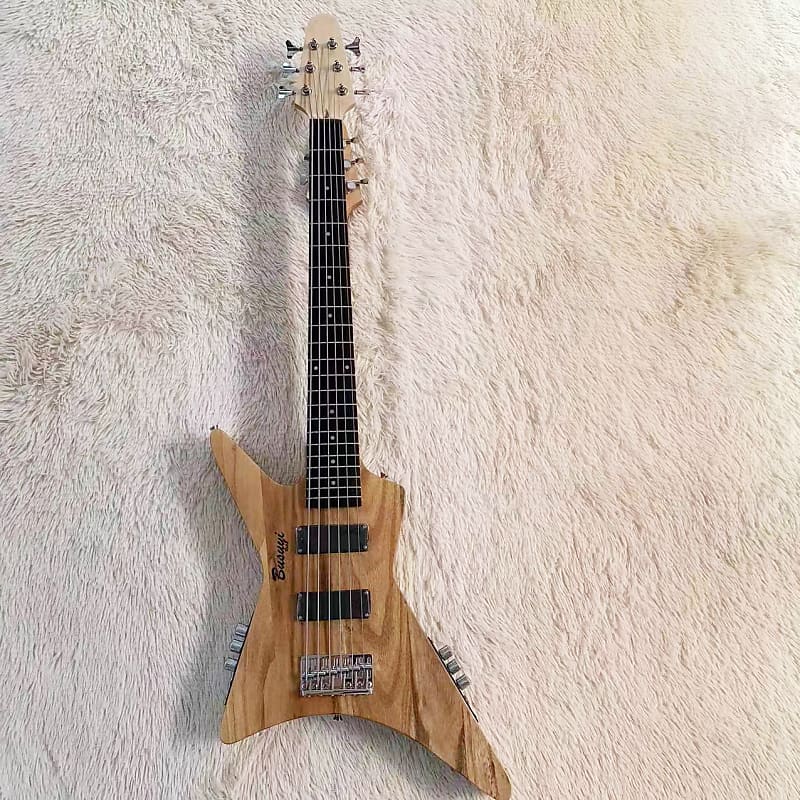 6 String Bass /6 String Electric Busuyi Double Neck Guitar | Reverb