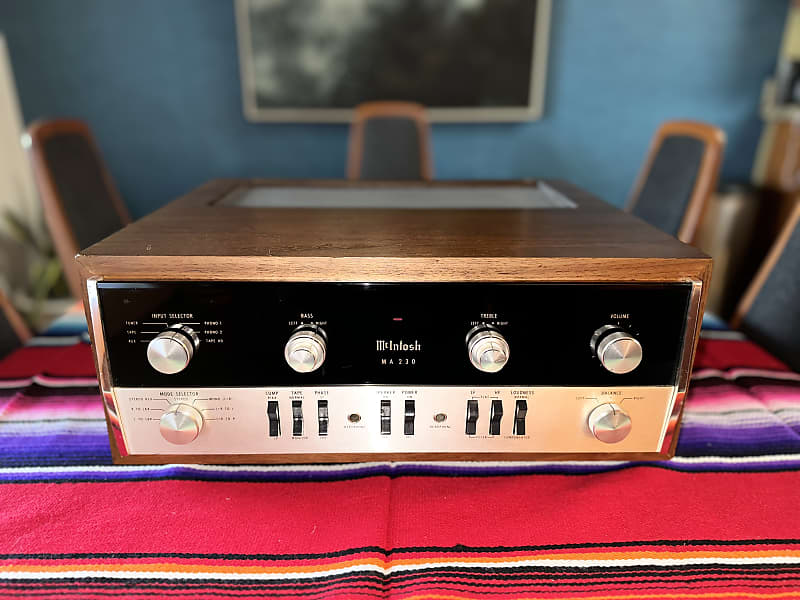 McIntosh MA230 30-Watt Stereo Tube Integrated Amplifier | Reverb
