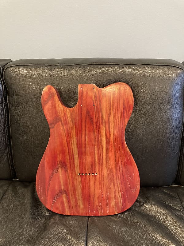 Custom Telecaster Body- "Golden Red"- | Reverb