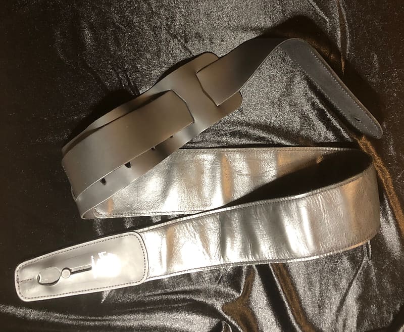 Lock-It leather locking strap 2.5”, made in USA (black) | Reverb