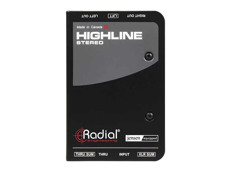 Radial Engineering Highline Stereo Passive Line Isolator | Reverb