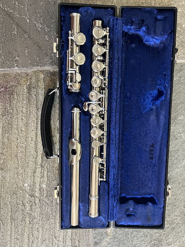 Flute with case. | Reverb