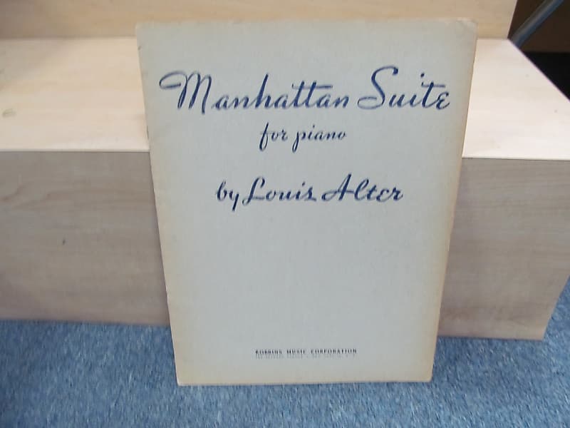 Robbins Music Manhattan Suite for Piano by Louis Alter | Reverb