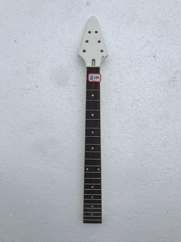 Guitar Flying V Style Maple Neck and Rosewood Fingerboard | Reverb