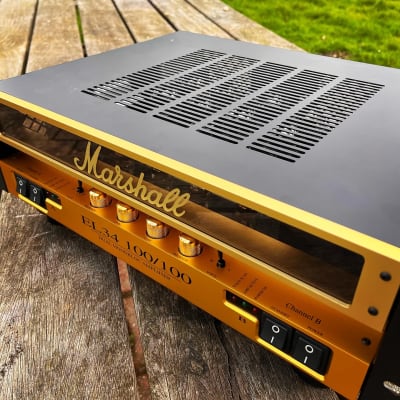 Power Marshall EL34 100/100 - Dual MonoBloc 2x100w - All Tube | Reverb