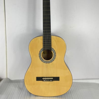 Glossy Finish Classical Guitar, Spruce Solid Wood, Maple Neck | Reverb