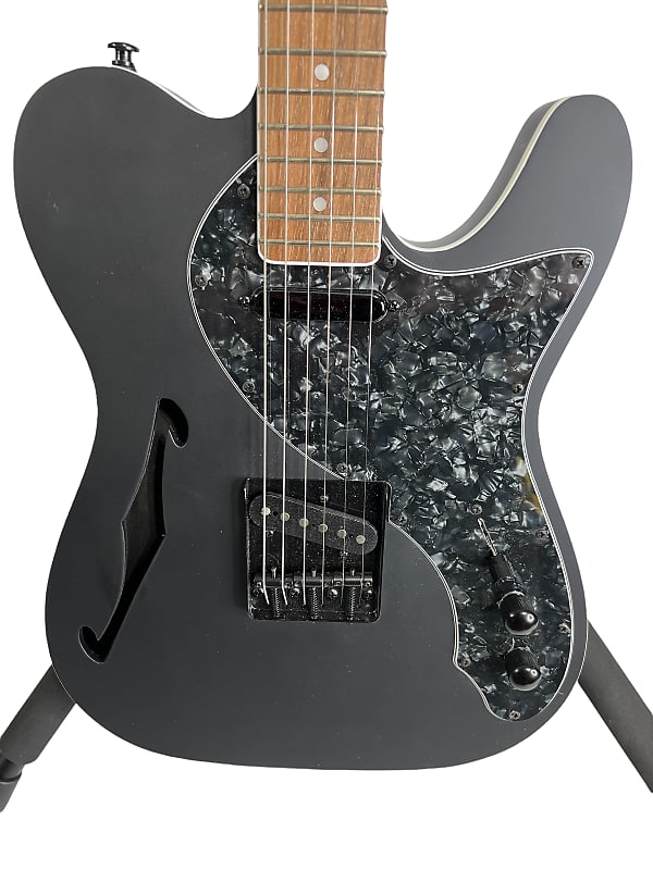 Firefly FFTH Thinline Tele Style Electric Guitar Matte Black | Reverb
