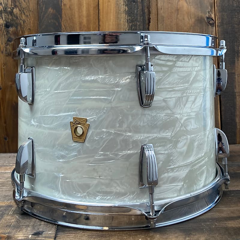 Ludwig Key Stone Mahogany 1967 White Marine Pearl | Reverb