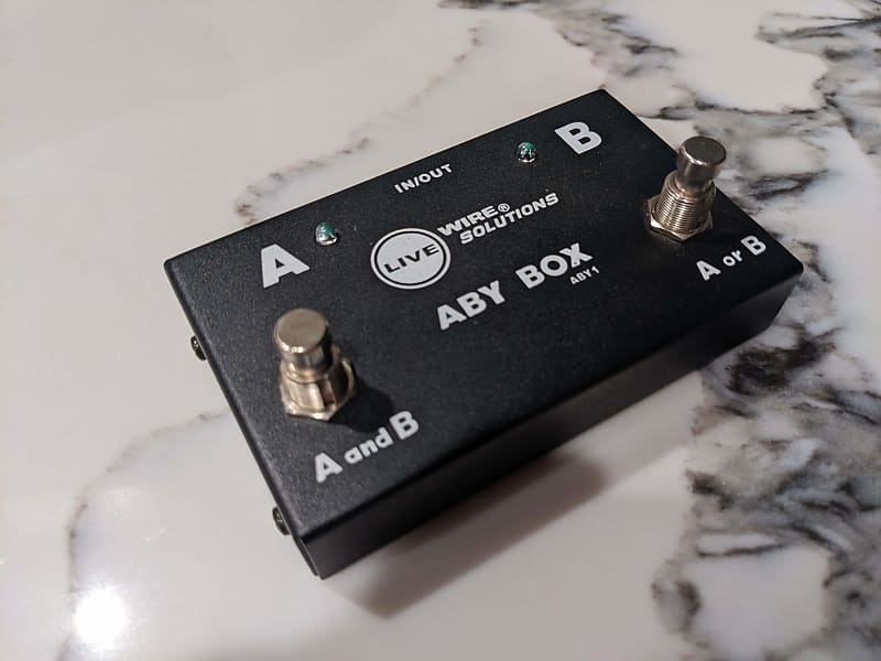 Live Wire ABY1 ABY switch pedal - Excellent Condition! | Reverb