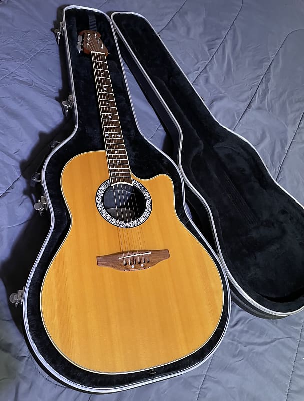 Ovation Celebrity CC 057 Natural Acoustic/Electric Guitar | Reverb