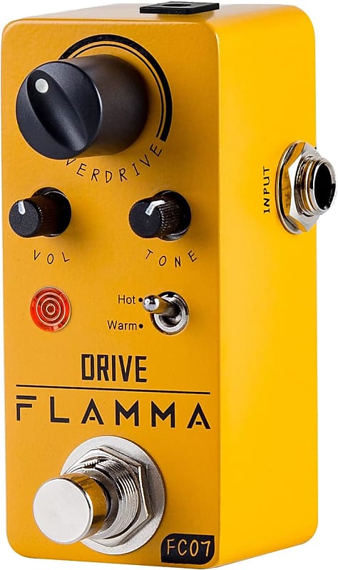 FC07 Overdrive Pedal Vintage Overdrive Effect Warm/Hot Modes, | Reverb