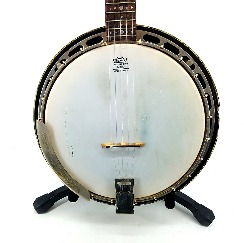Vintage Alvarez Deluxe 5 String Banjo 1970s | Reverb