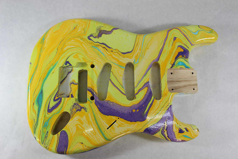 Ash SSS guitar body - fits Fender Strat Stratocaster neck | Reverb