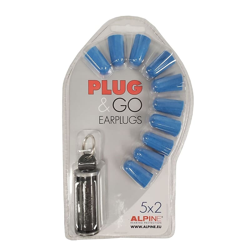 Alpine Plug N Go | Soft Foam Rounded Top Earplugs 10 Pack | Reverb