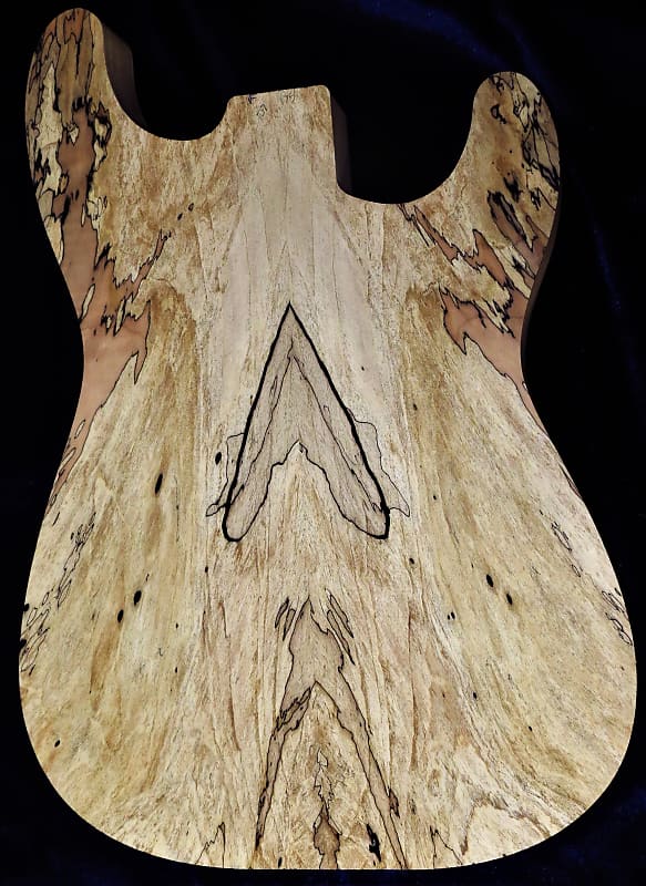 *BLANK* Aged Pine / Spalted Maple Stratocaster Style | Reverb Canada